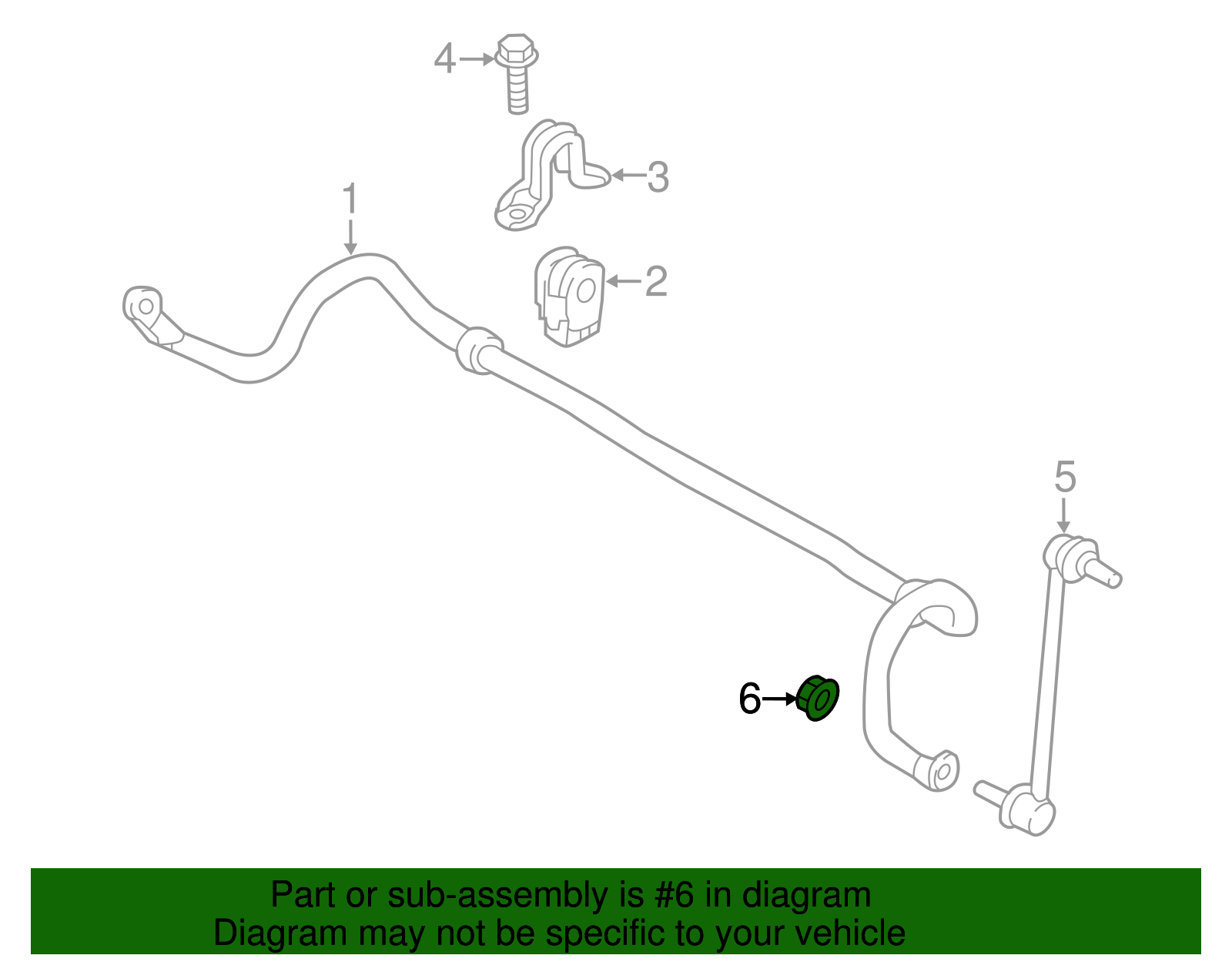 01225-N2011 - Stabilizer Link Nut 2007-2025 Nissan | Nissan Parts ...