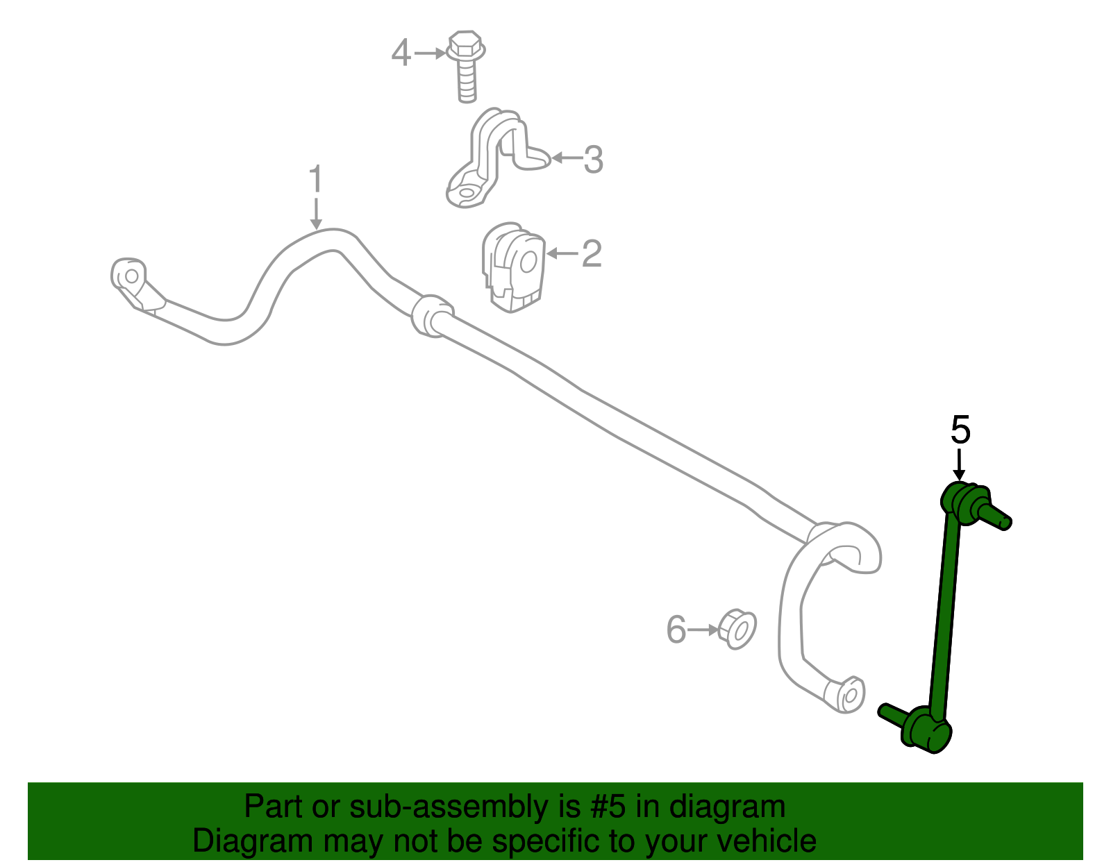 2013-2025 Nissan LEAF Stabilizer Link 54618-3NF0A | Temecula Nissan Parts