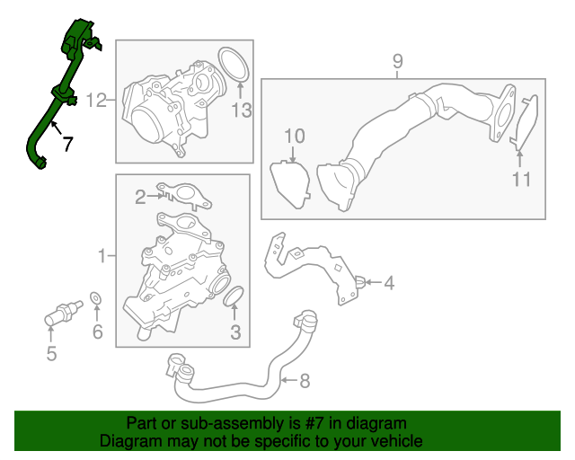 2018-2019 Land Rover Range Rover Velar Pressure Sensor LR082478 ...