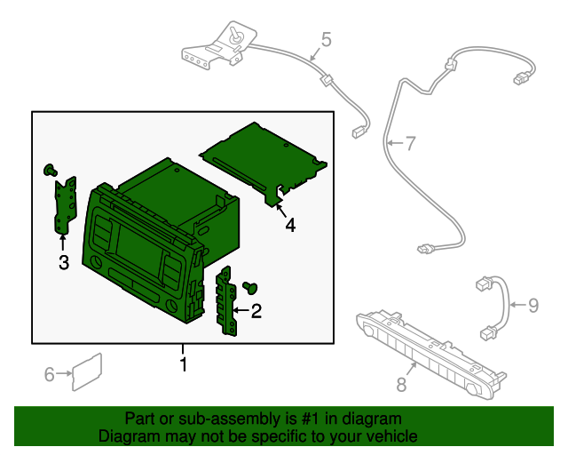 96560-A9501WK - Display System 2020 Kia Sedona | Kia.Parts Store