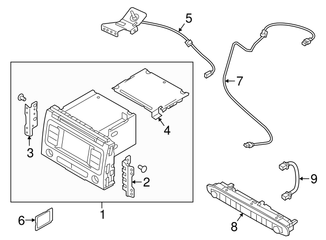 96553-A9502 - Memory Card - 2020 Kia Sedona | Kia Auto Parts