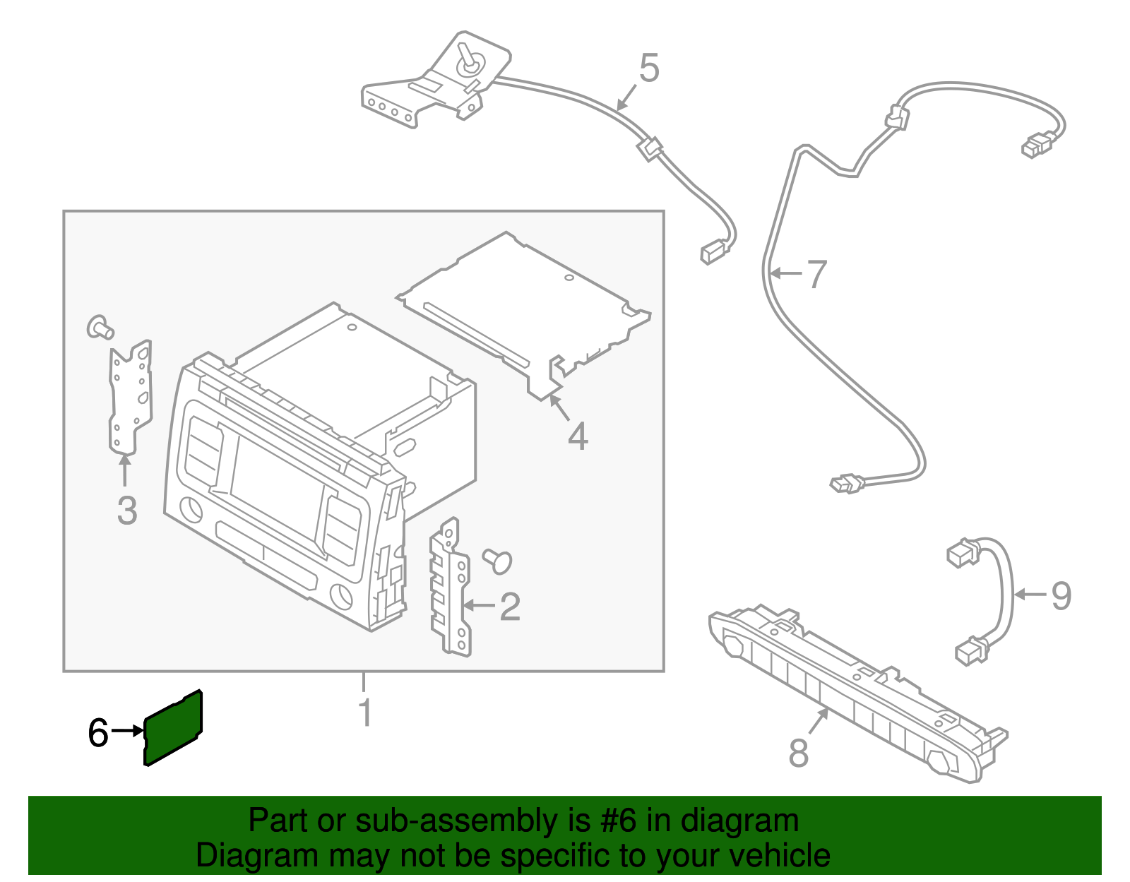 2020 Kia Sedona | Memory Card | 96553-A9502 | Kia Auto Parts
