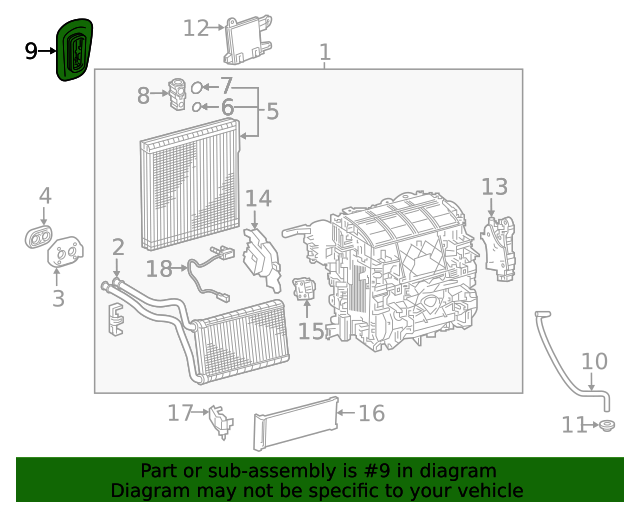 2020-2022 Toyota Corolla A/C Expansion Valve Grommet 88899-47070 ...