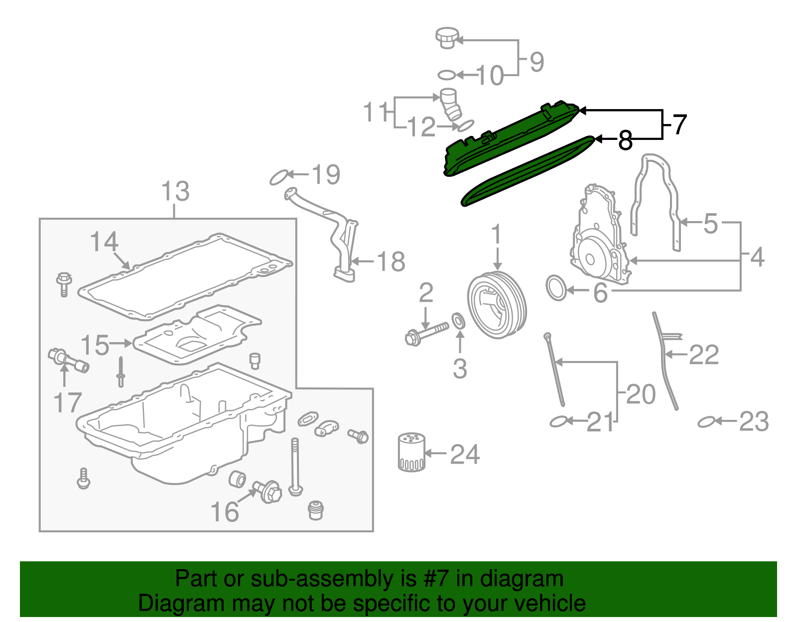 1999-2010 GM Driver Side Rocker Arm Cover 12570427 | OEM Parts Online