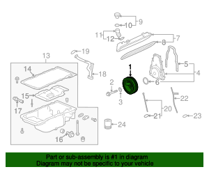 12674582 - Crankshaft Balancer 2008-2017 GM | AutoNationParts.com