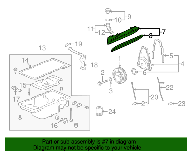 2009-2020 GM Valve Cover - Passenger Side (RH) 12637684 | TascaParts.com