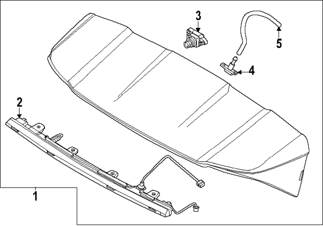 87210-DO200 - Spoiler Assembly 2024 Kia EV9 | Kia.Parts Store