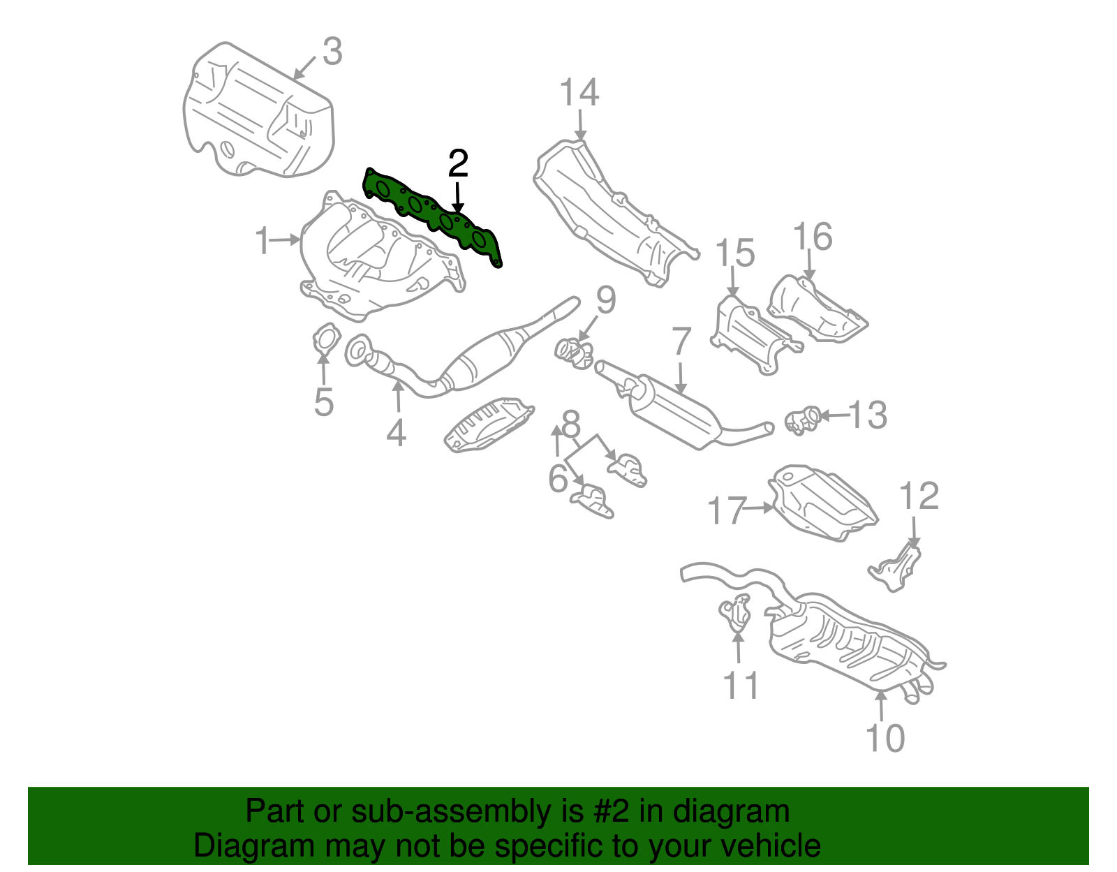 1998-2006 Volkswagen Manifold Gasket 058-253-039-L | Camelback Parts