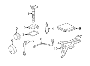 077-905-381-K - Speedometer Sensor - 2004-2010 Volkswagen Touareg | VW ...