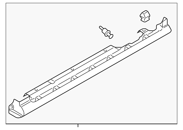C236-51-P50D-51 - Rocker Molding - 2013-2015 Mazda 5 | Werner Mazda Parts