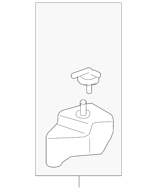 2009-2015 Toyota Venza Expansion Tank 16470-0P030 | Toyota Parts Center