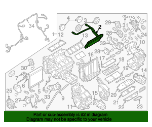 27140-1MA0B (271401ma0b) - 2011-2019 Infiniti Heater Core | Infiniti ...