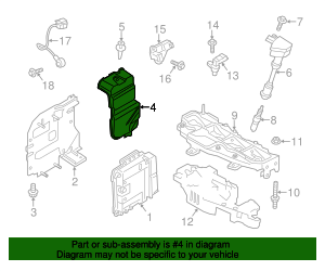 2014-2019 Ford Fiesta Engine Control Module Cover CV2Z-00810-A | QuirkParts