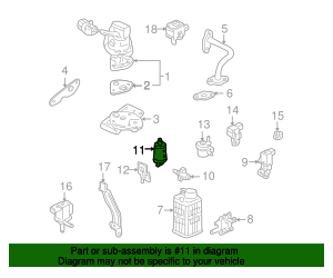 Genuine OEM Acura - Vapor Filter Part# 17315-S84-A02 | Acura Parts For Less