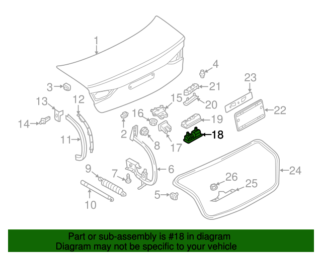 8V0-827-566-B - Release Switch 2015-2020 Audi | Audi OEM Parts
