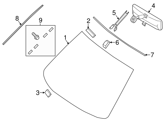 2013-2018 Nissan Altima Side Molding 72763-9HT0A | Nissan Parts Plus