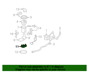 77175-07020 - Fuel Pump Mounting Bracket - 2001-2013 Toyota Highlander ...