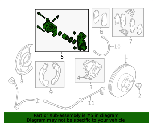 2011-2019 Nissan Caliper 44001-1KD0A | Nissan Parts & Accessories Online