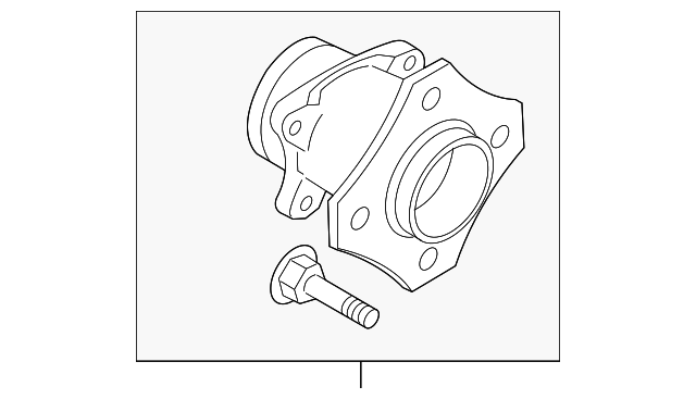 43202-4AF0A - Hub Assembly 2013-2019 Nissan Sentra | Nissan Parts ...