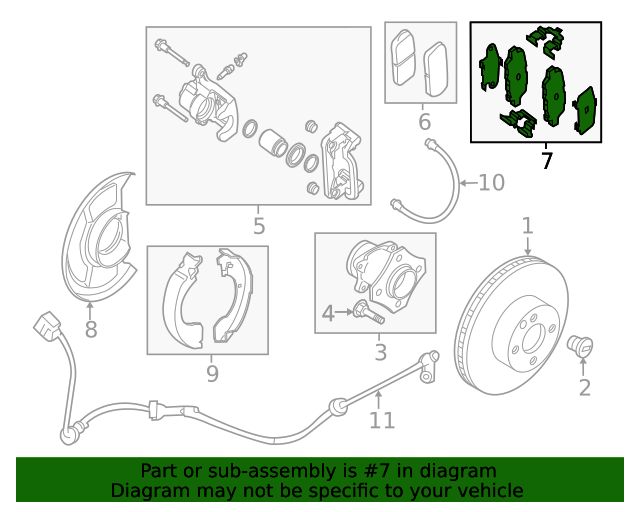 2014-2020 Nissan Disc Brake Anti-Rattle Clip Set D4080-JA01D ...