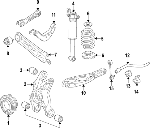 Rear Suspension for 2020 Chevrolet Equinox | Chevrolet Parts Direct