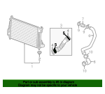 2007-2010 GM Charge Air Cooler Outlet Engine Duct Seal 19121496 GM ...