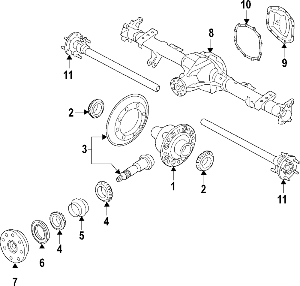 2022-2024 Ford Bronco | Companion Flange | NB3Z-4851-A | Walls' Ford Parts