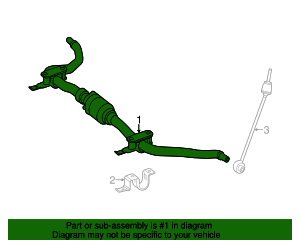 2012-2019 Mercedes-Benz Suspension Stabilizer Bar 166-323-14-65 ...