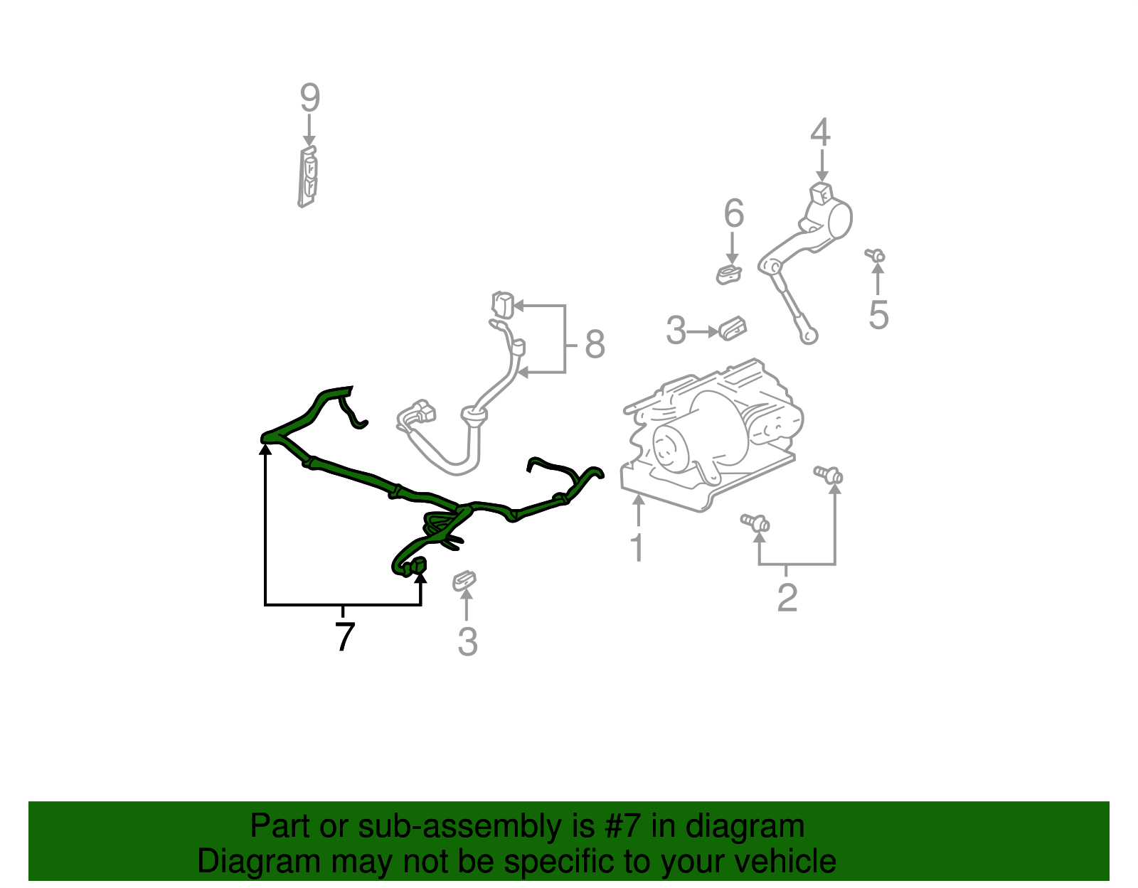 OEM GM Wire Harness For 2007 GM - Part No. 25794753 | Karl Kustoms OEM ...