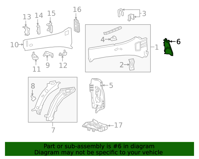 2019-2023 GMC Baffle 84831219 GM | GMPartsDirect.com