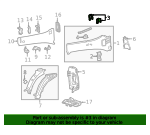 2019-2024 GM Bracket 23409078 GM | GMPartsDirect.com