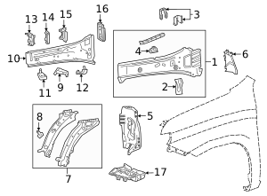 Buy Genuine GM Auto Parts - Bracket (Part # 84214113) | GM Parts Store