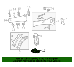 2019-2022 GMC Lower Bracket - Passenger Side (RH) 84480106 | TascaParts.com