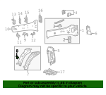 2019-2020 GM Rail Extension Bracket 84214103 | TascaParts.com
