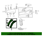 2019-2023 GM Rail Extension - Passenger Side (RH) 84513502 ...