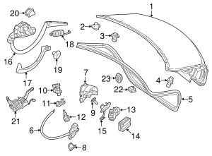2015-2020 Mercedes-Benz Plug-In Fastener 000-991-71-00 | Mercedes-Benz ...