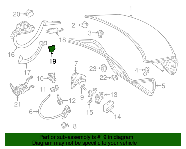 2015-2020 Mercedes-Benz Plug-In Fastener 000-991-71-00 | Mercedes-Benz ...