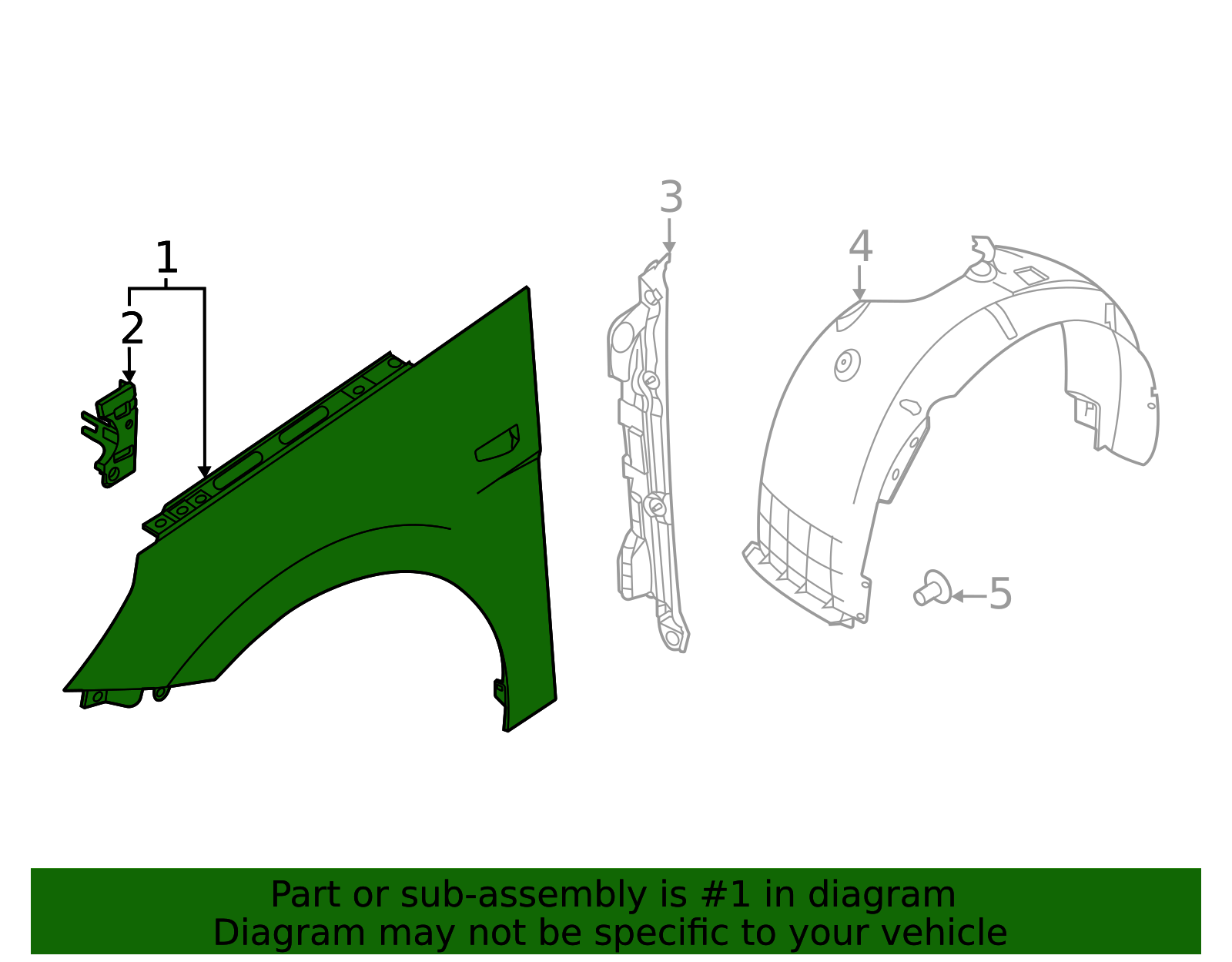 2021-2023 Hyundai Fender 66320-AA100 | OEM Parts Online