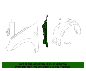 84126-AA000 - Fender Insulator 2021-2024 Hyundai | AutoNationParts.com