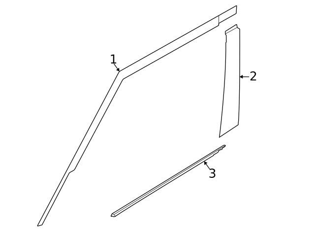 76512-K0000 - Black Out Tape 2020-2023 Kia Soul | Kia.Parts Store