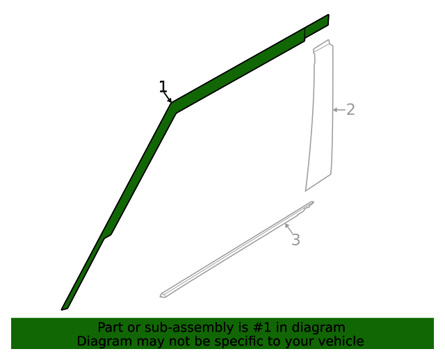 76512-K0000 - Black Out Tape 2020-2023 Kia Soul | Kia.Parts Store