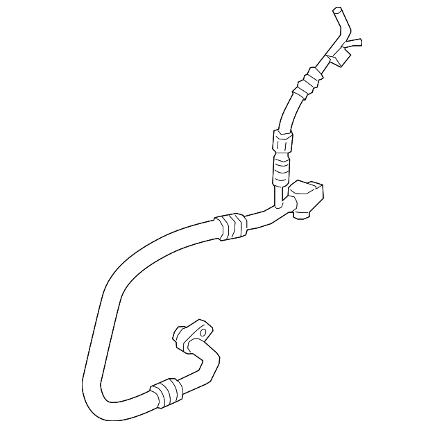 Genuine BMW 64-53-9-303-476 | A/C Refrigerant Suction Hose | FREE ...