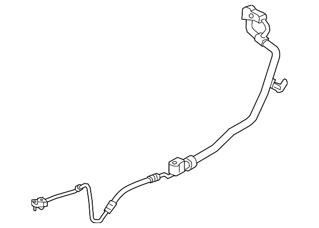 64539303472 - 2016-2019 BMW A/C Refrigerant Liquid Hose (64-53-9-303 ...
