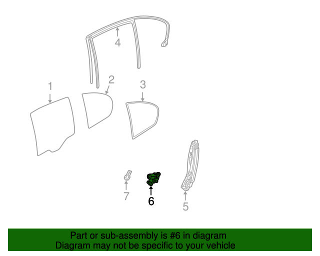 67628382001 - 2002-2008 BMW Window Motor (67-62-8-382-001) | BMW of ...