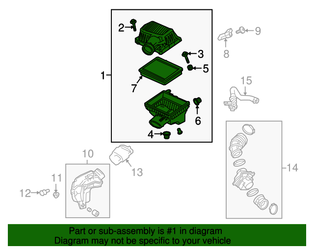 2018-2019 GM Air Cleaner 84387752 | GMPartsDirect.com