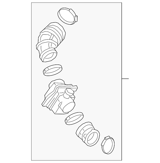 2018-2019 GM Air Cleaner Outlet Duct 84298014 | GMPartsDirect.com