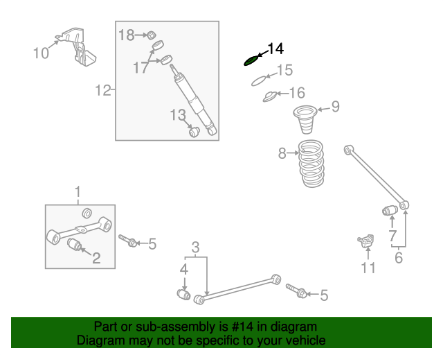 90948-02173 - Retainer - 1998-2021 Toyota Land Cruiser | OEM Genuine ...