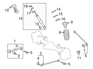 2008-2021 Toyota Land Cruiser Lateral Rod 48740-60150 | OEM Parts Online