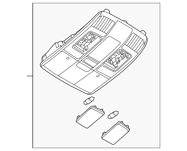 2013-2020 Mazda Overhead Console KD47-69-970D-75 | TascaParts.com