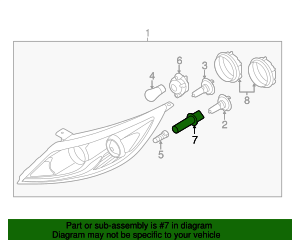 2006-2018 Kia Marker Lamp Bulb Socket 92161-2E000 | OEM Parts Online